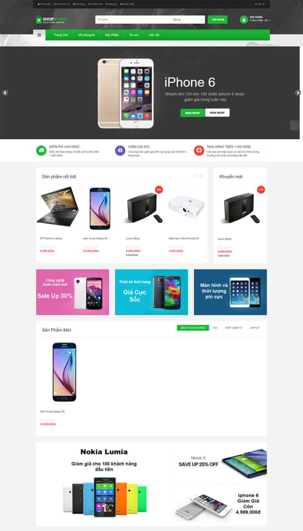 100+ Mẫu website bán hàng đẹp miễn phí WordPress