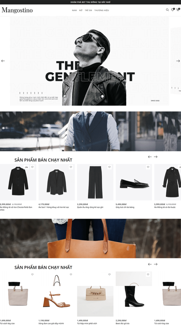 100+ Mẫu website bán hàng đẹp miễn phí WordPress