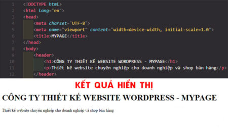 Hướng dẫn thiết kế web bằng HTML đơn giản cho người mới