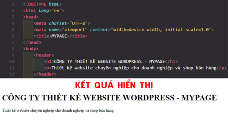 Hướng dẫn thiết kế web bằng HTML đơn giản cho người mới