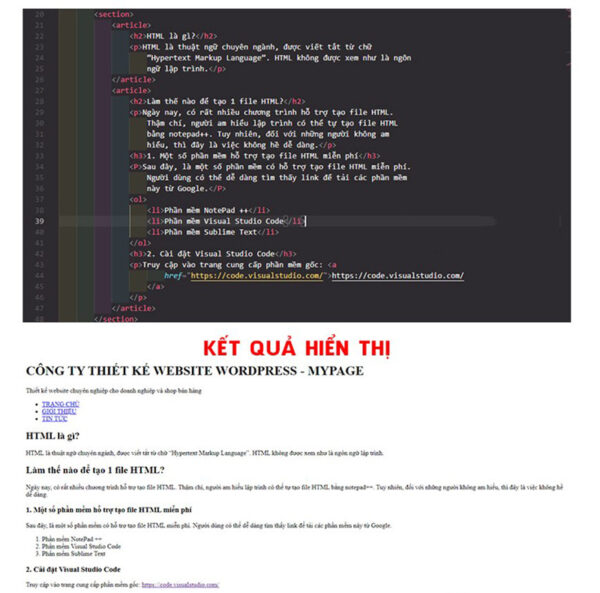 Hướng dẫn thiết kế web bằng HTML đơn giản cho người mới