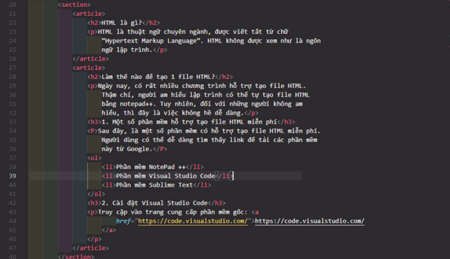 Hướng dẫn thiết kế web bằng HTML đơn giản cho người mới