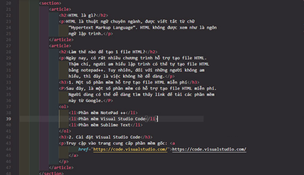 Hướng dẫn thiết kế web bằng HTML đơn giản cho người mới